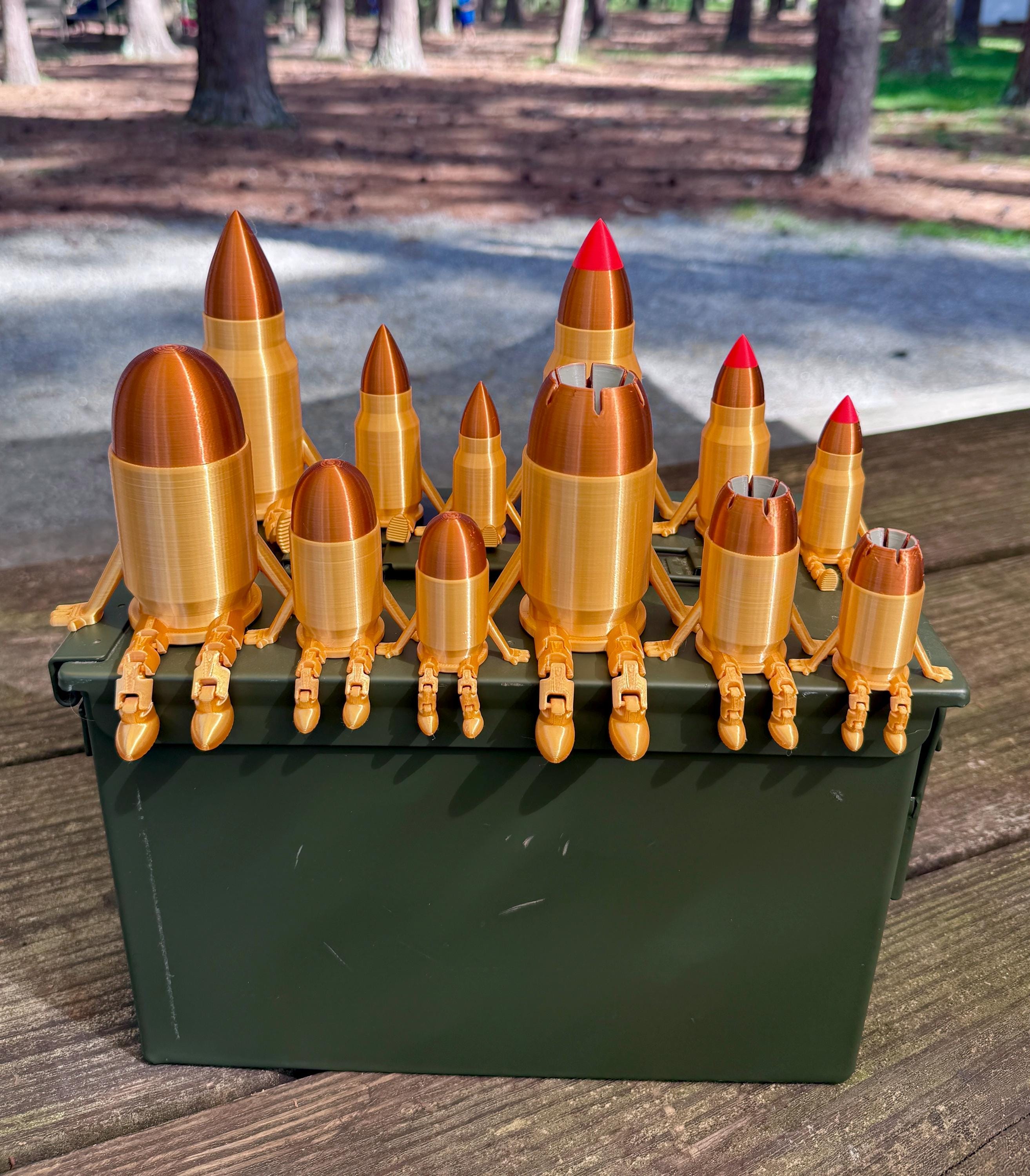 Bullet Buddy – 3D Printed Articulated Bullet Toy | Gun Lover’s Gift ...